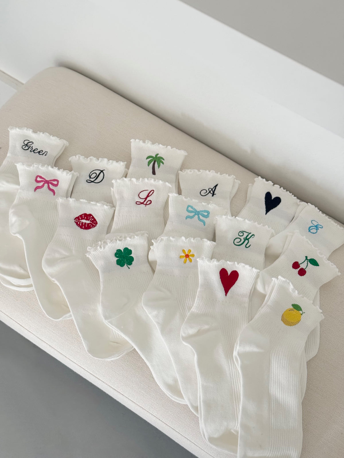 EMBROIDERED SOCKS – ALV Jewels