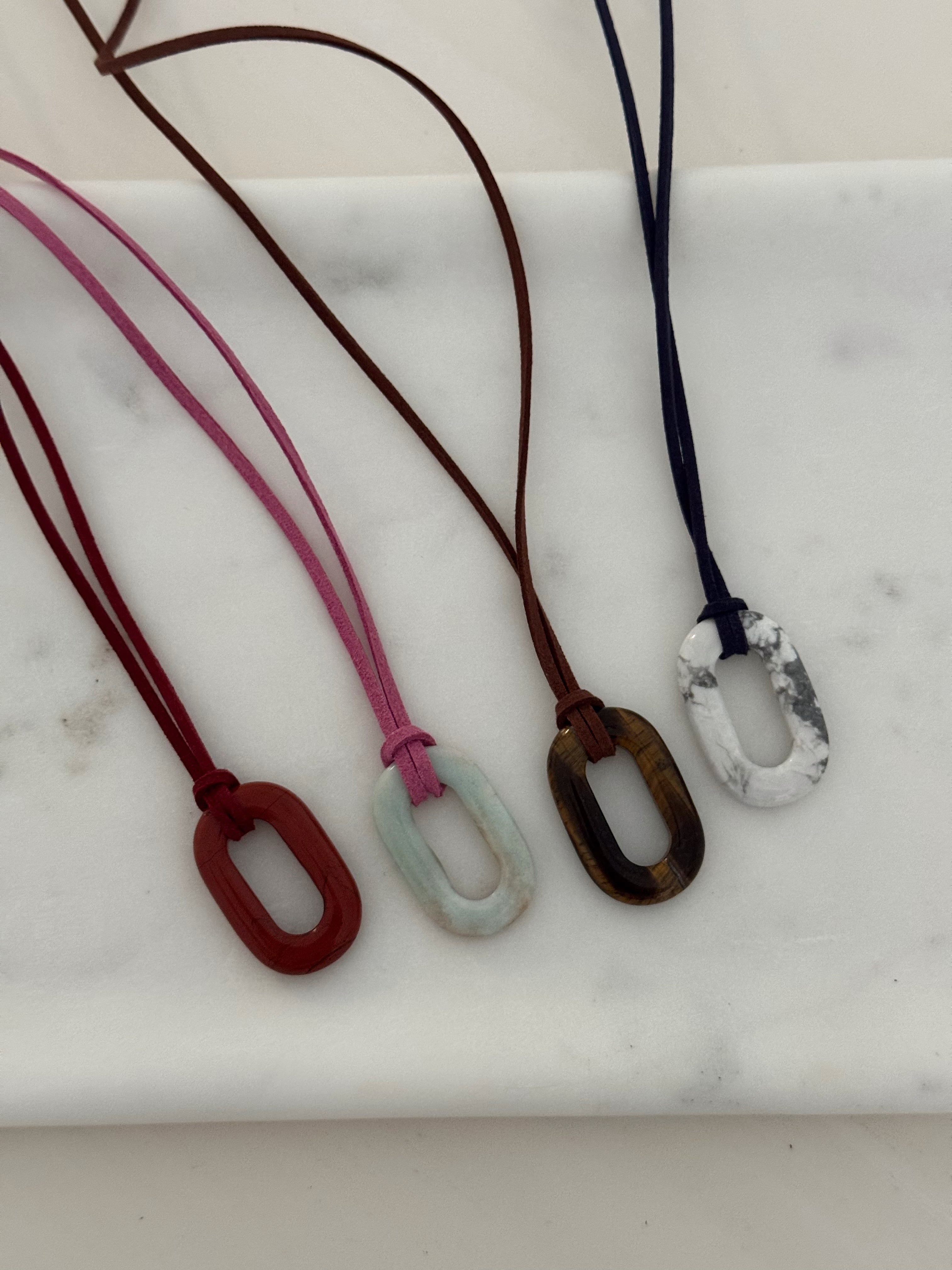 STONE ON SUEDE – ALV Jewels